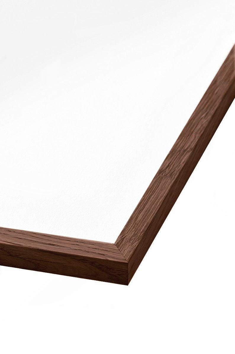 Dark Oak Frame A2 A3 A4 A2 30x40 50x70 70x100 Large Thin - Etsy