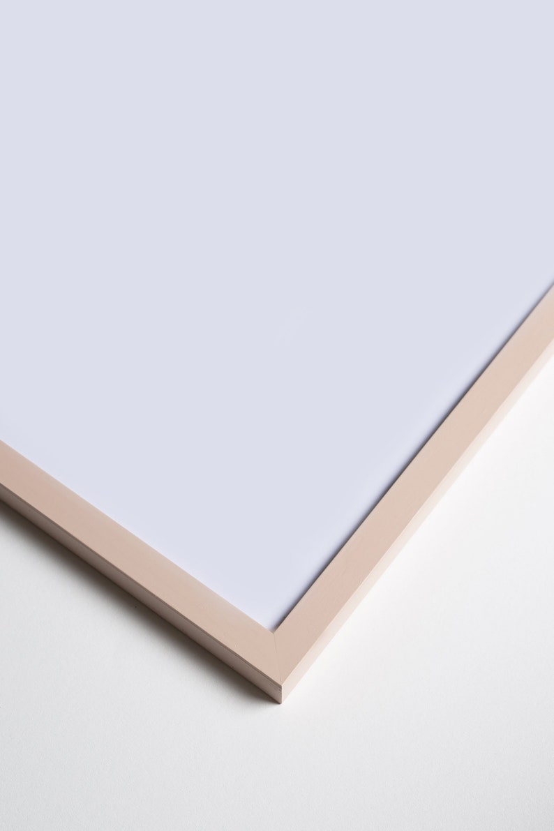 Pastel Pink Wood Frame A2 A3 A4 30x40 50x70 70x100 Pale Rose - Etsy