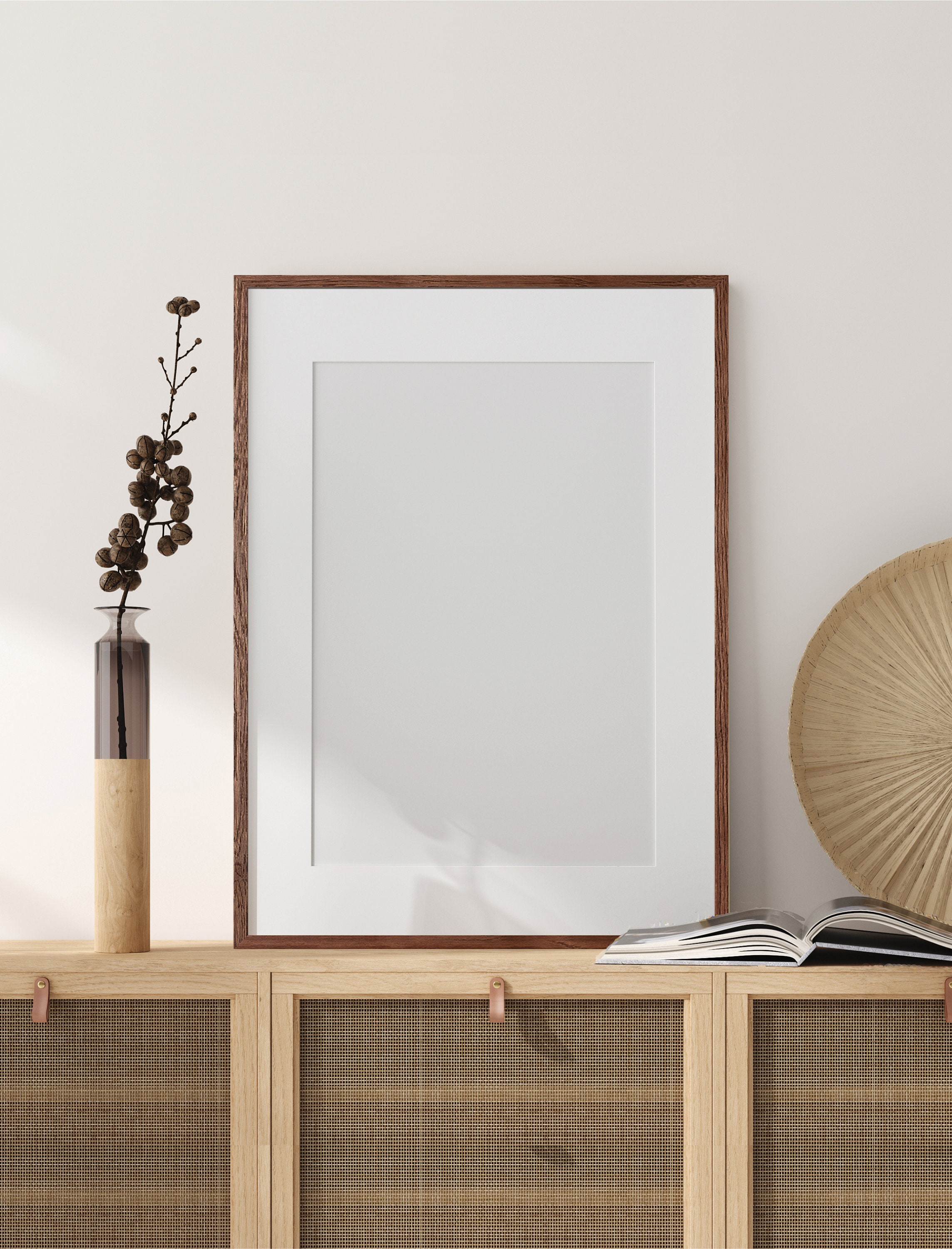Dark Oak Frame A2 A3 A4 A2 30x40 50x70 70x100 Large Thin - Etsy