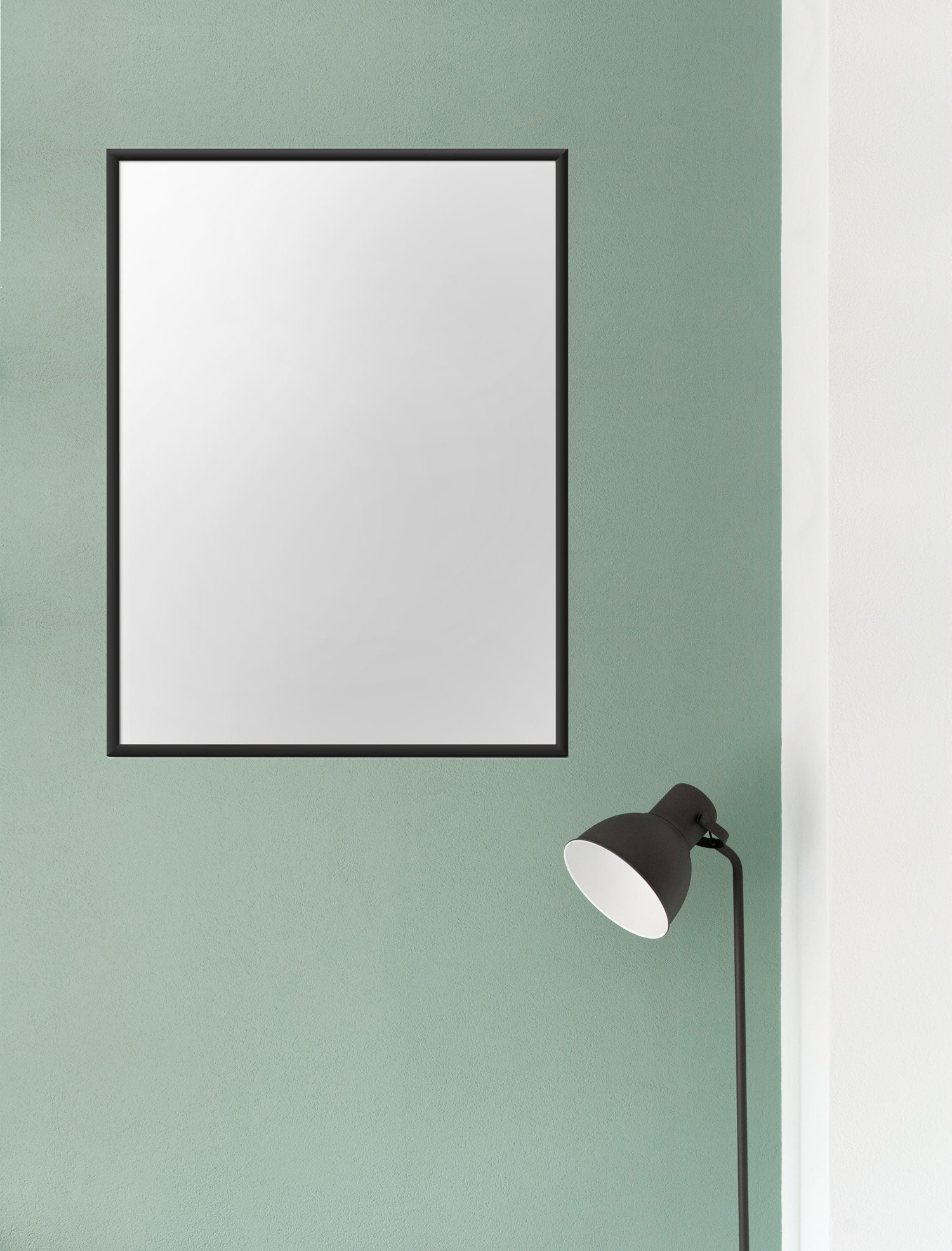 Black Polished Metal Frame Thin Picture Classic Minimalist - Etsy