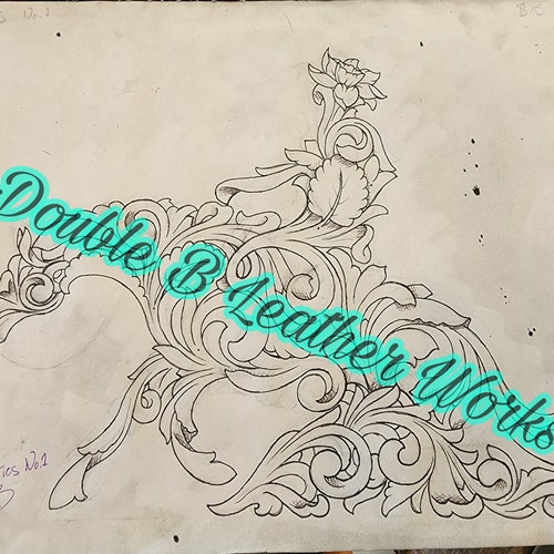 Leather Carving Pattern - Etsy