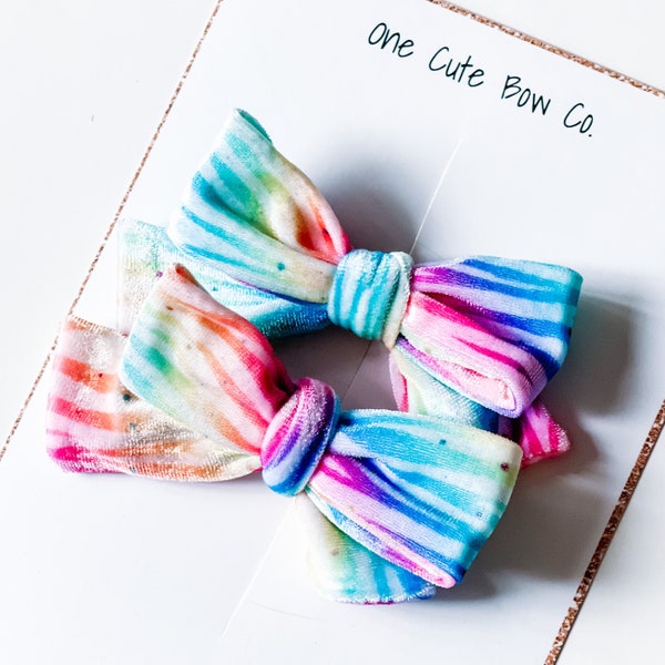Zebra Hair Bow - Etsy