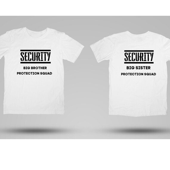 Sibling Security SVG Bundle Sibling Tee Bundle shirt SVG for - Etsy