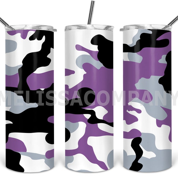 Camo and Purple - Etsy