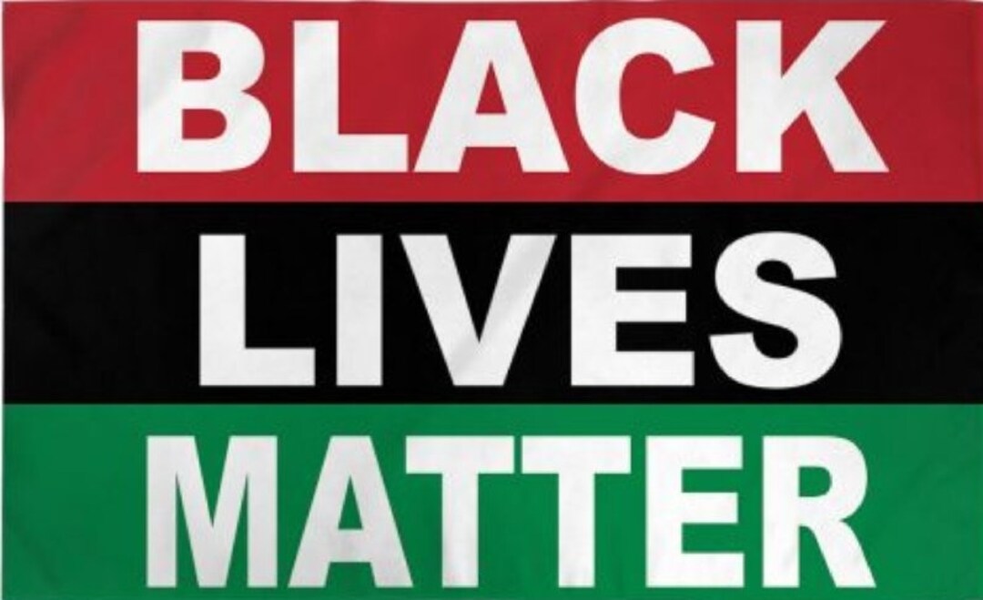 Marcus Garvey African Unity Flag Colors With Black Lives Matter on It ...