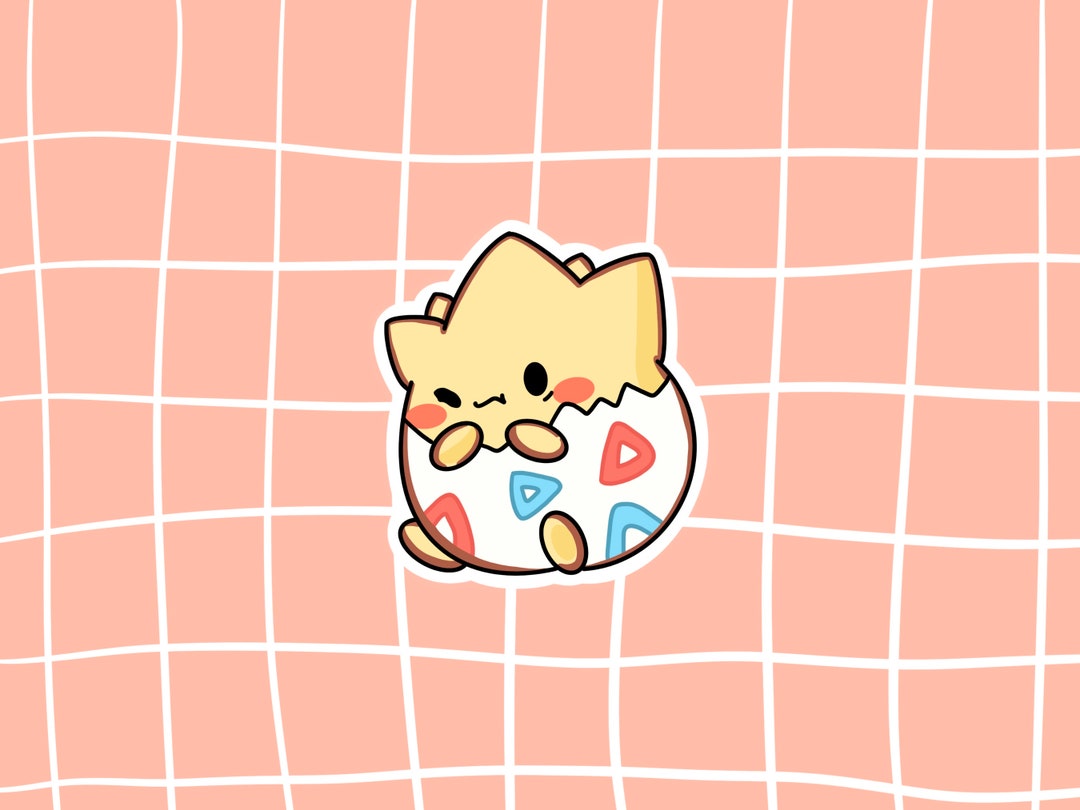 Togepi Sticker pokemon Sticker kawaii Sticker bullet Journal Sticker ...