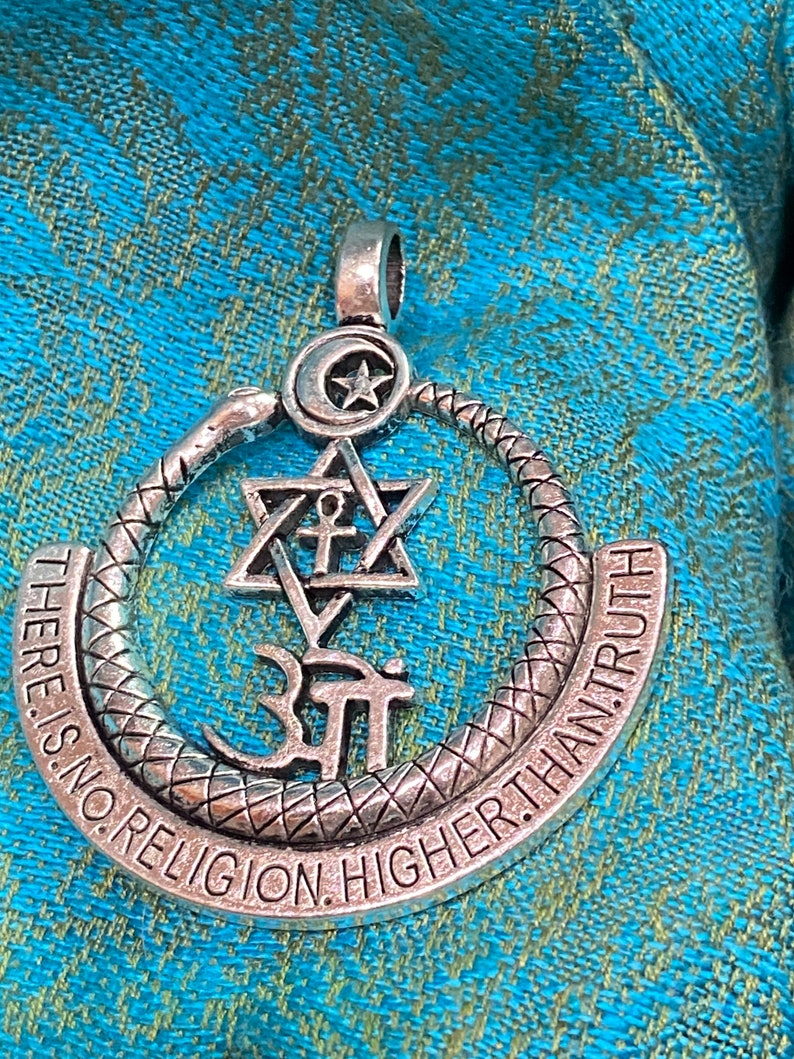 Coexist Symbol Om Pendant Taoism Symbol Tao Te Ching - Etsy