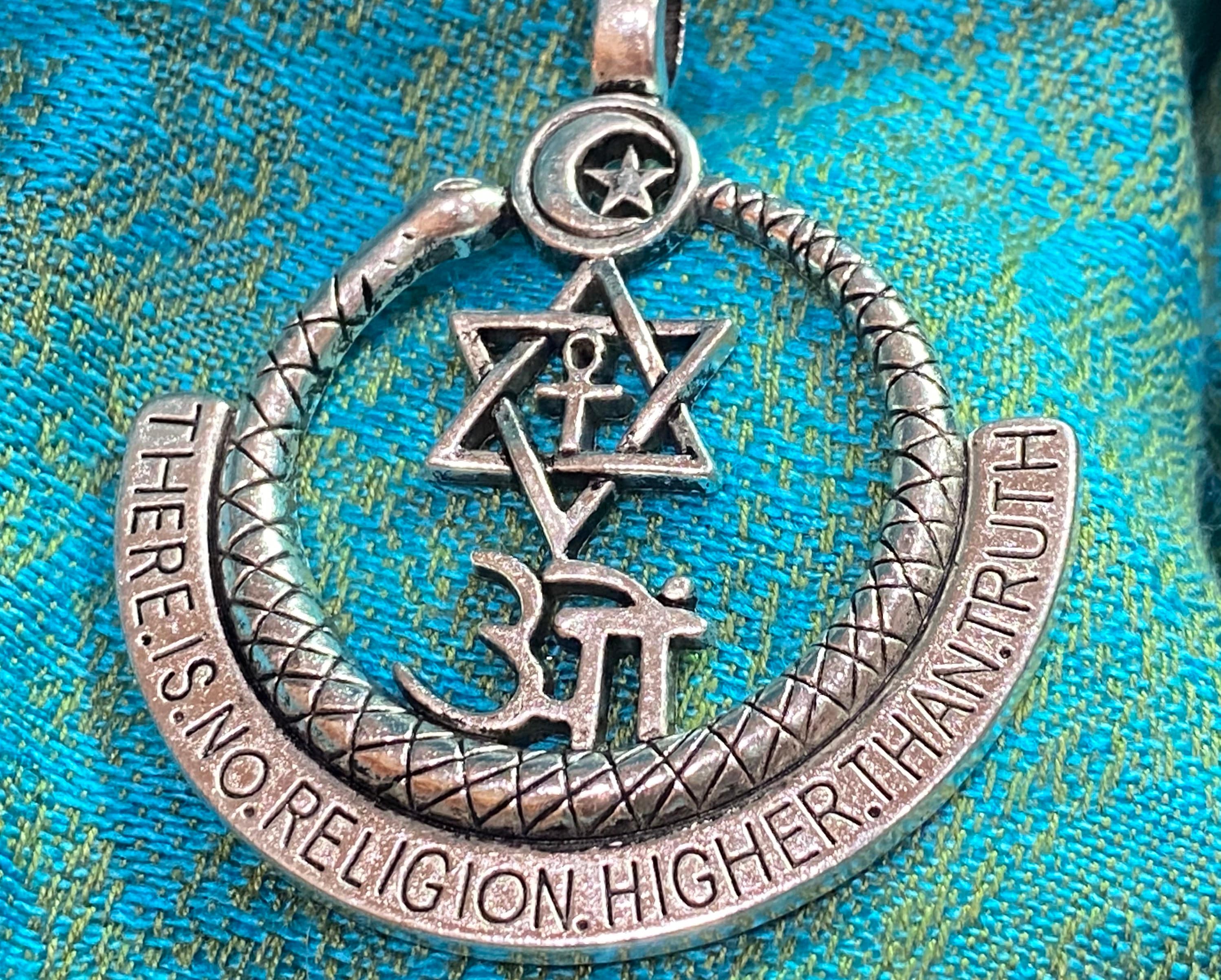 Coexist Symbol Om Pendant Taoism Symbol Tao Te Ching - Etsy