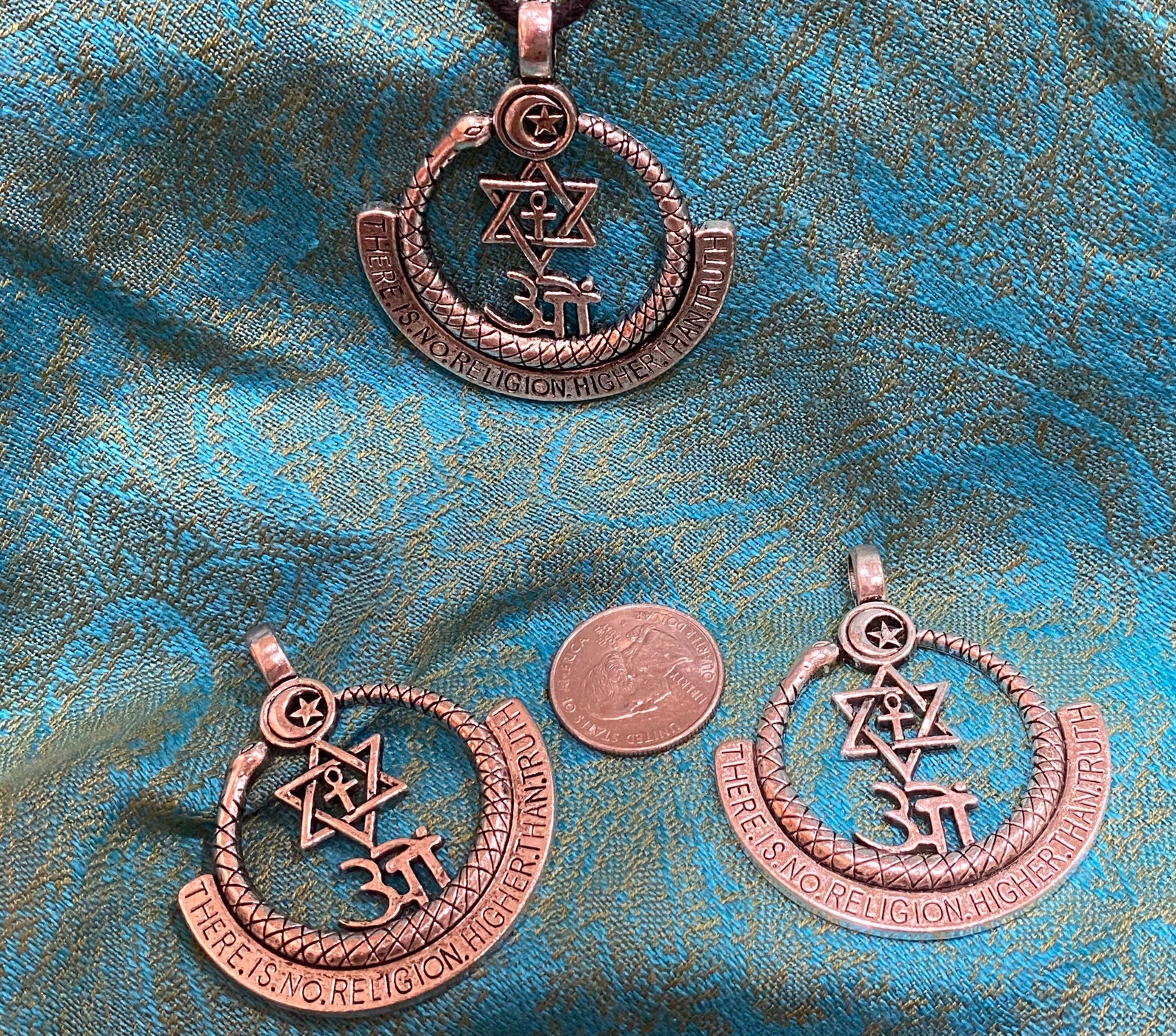 Coexist Symbol Om Pendant Taoism Symbol Tao Te Ching - Etsy