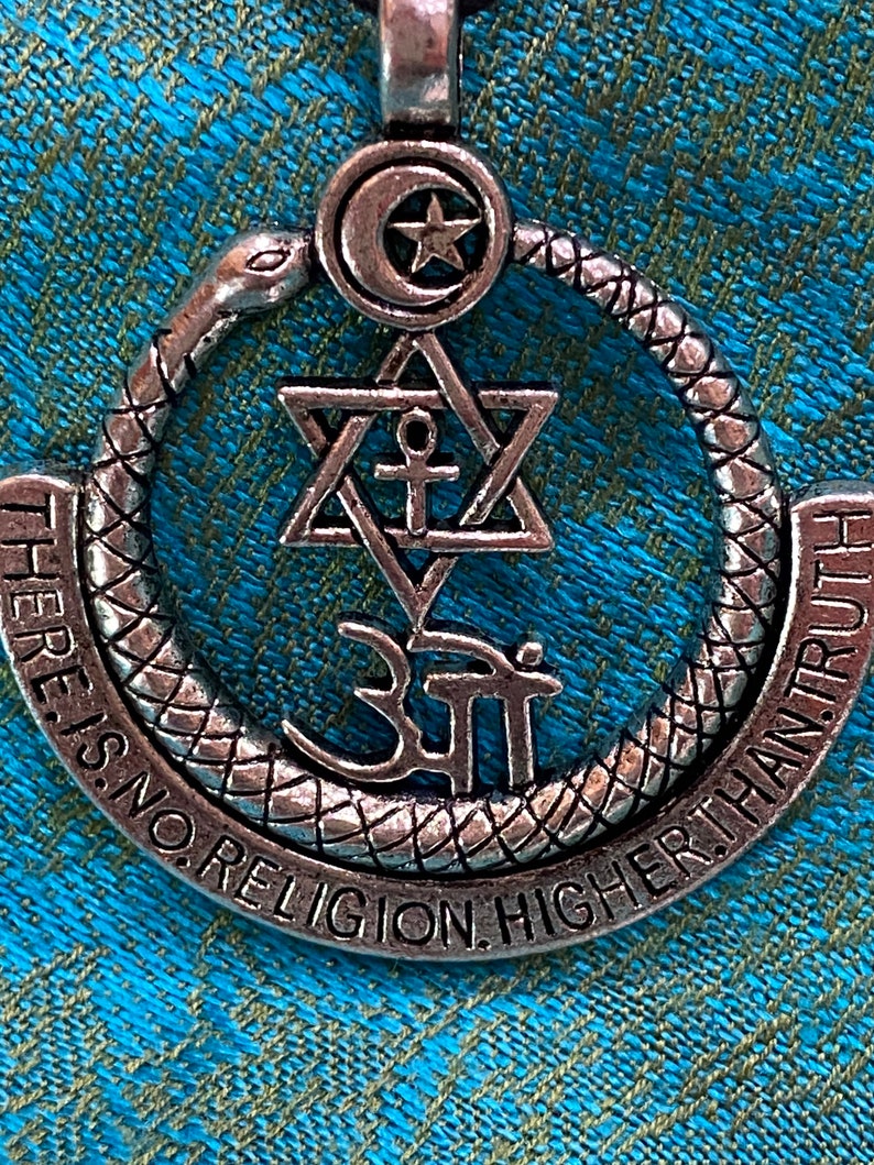 Coexist Symbol Om Pendant Taoism Symbol Tao Te Ching - Etsy