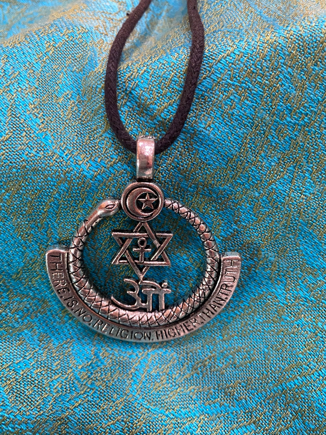 Coexist Symbol Om Pendant Taoism Symbol Tao Te Ching - Etsy