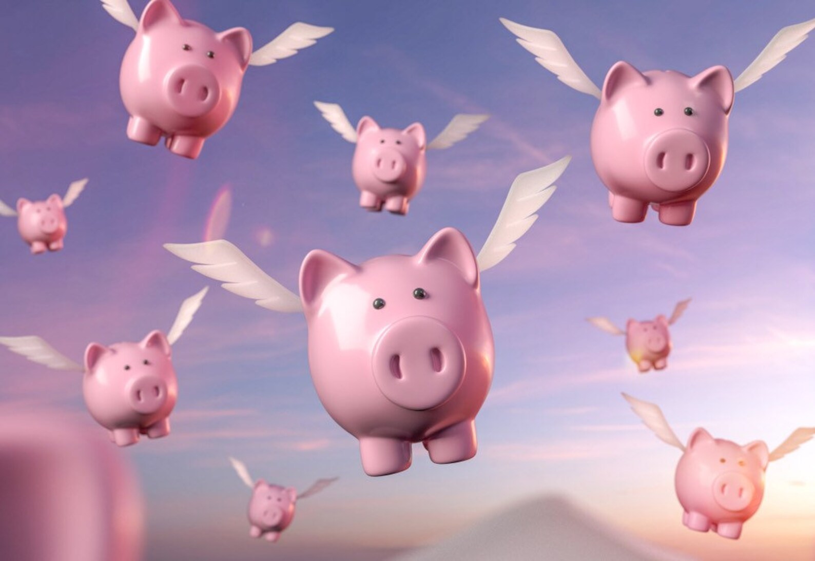 Crystal Carving Large Crystal Flying Piggy Large Flying Pig - Etsy