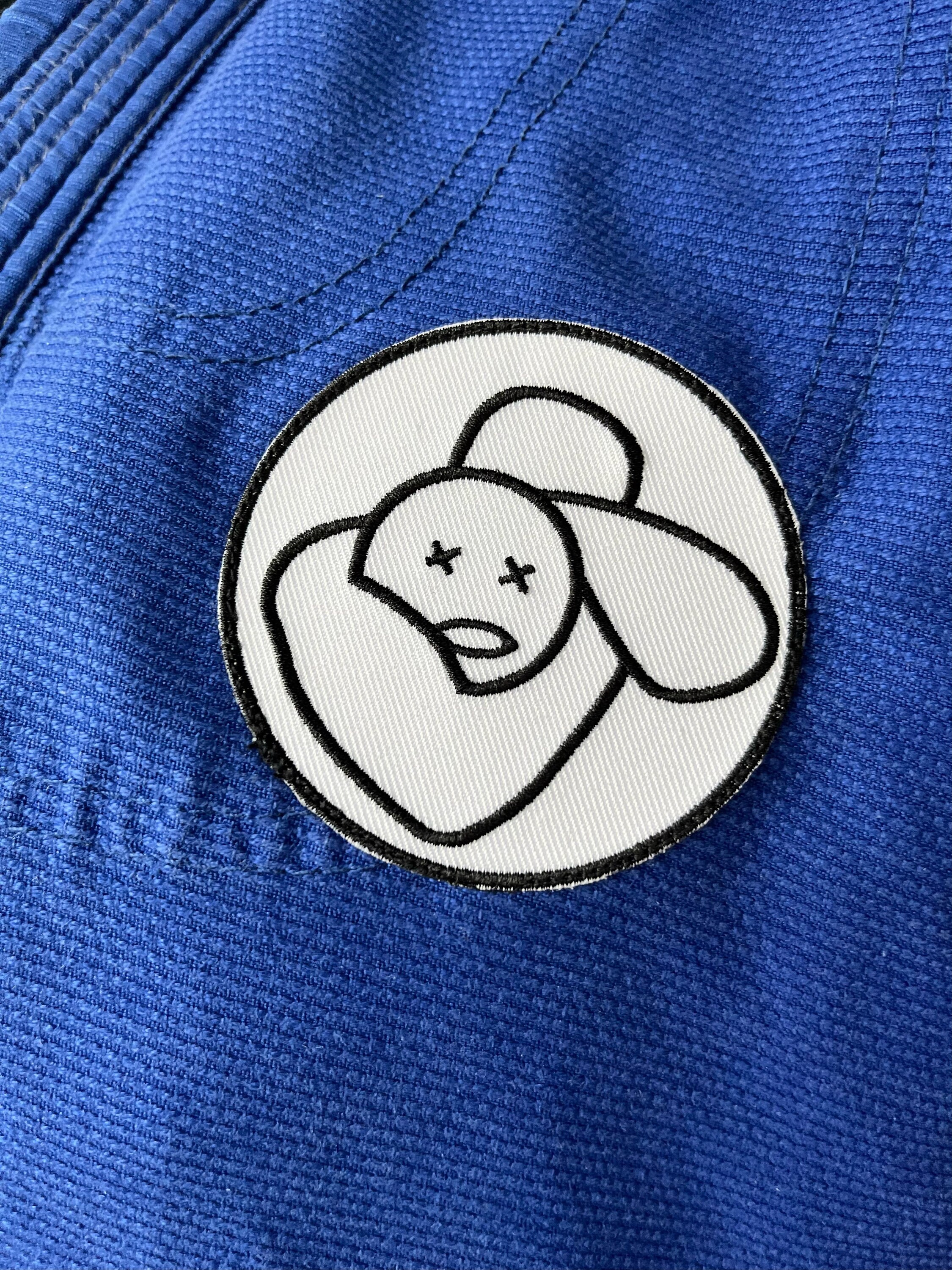 Choke Patch, White BJJ Patch, BJJ Patch, Jiu Jitsu Patch, Gracie Jiu ...