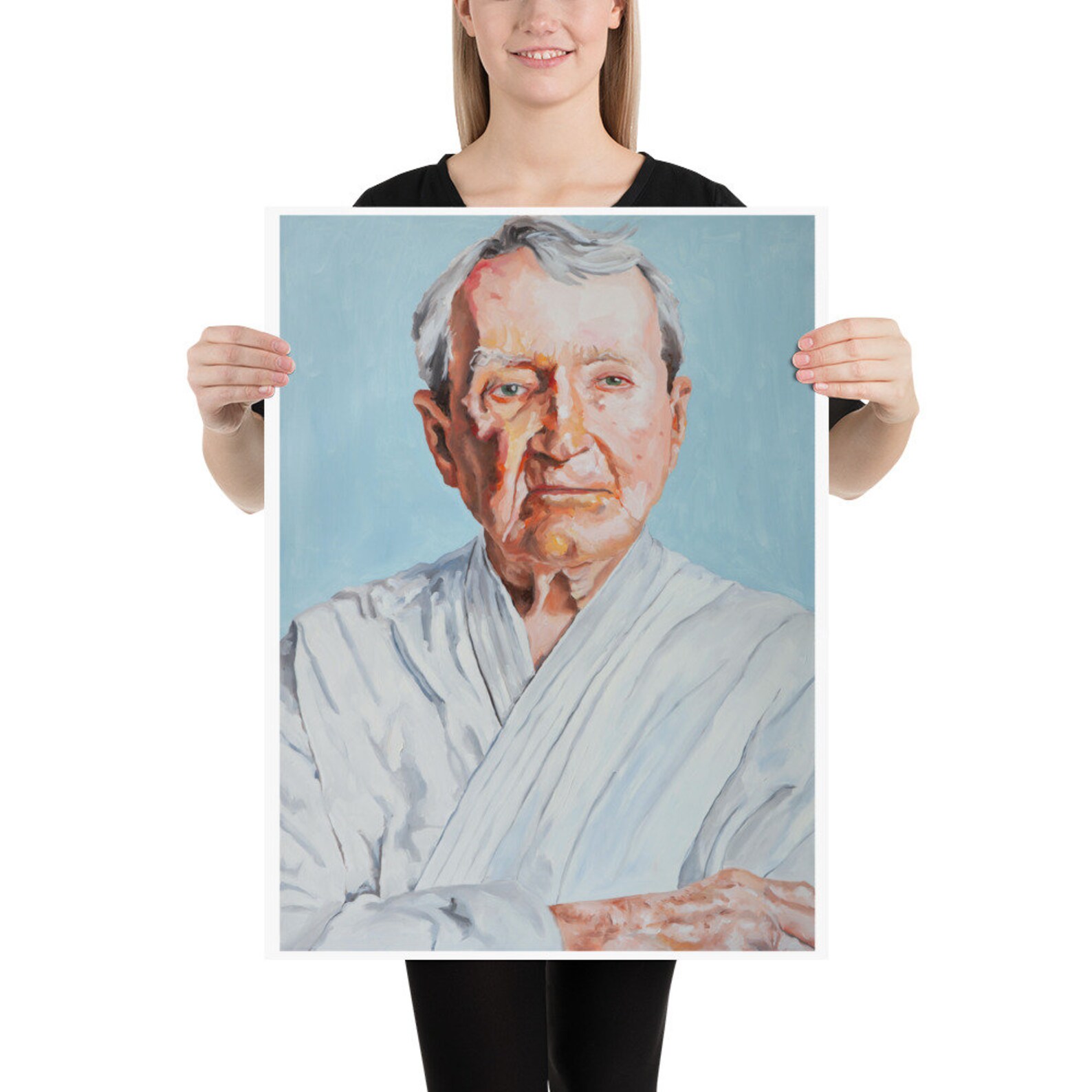 Carlos Gracie Poster, Jiu Jitsu Portrait, BJJ Print, Martial Arts ...