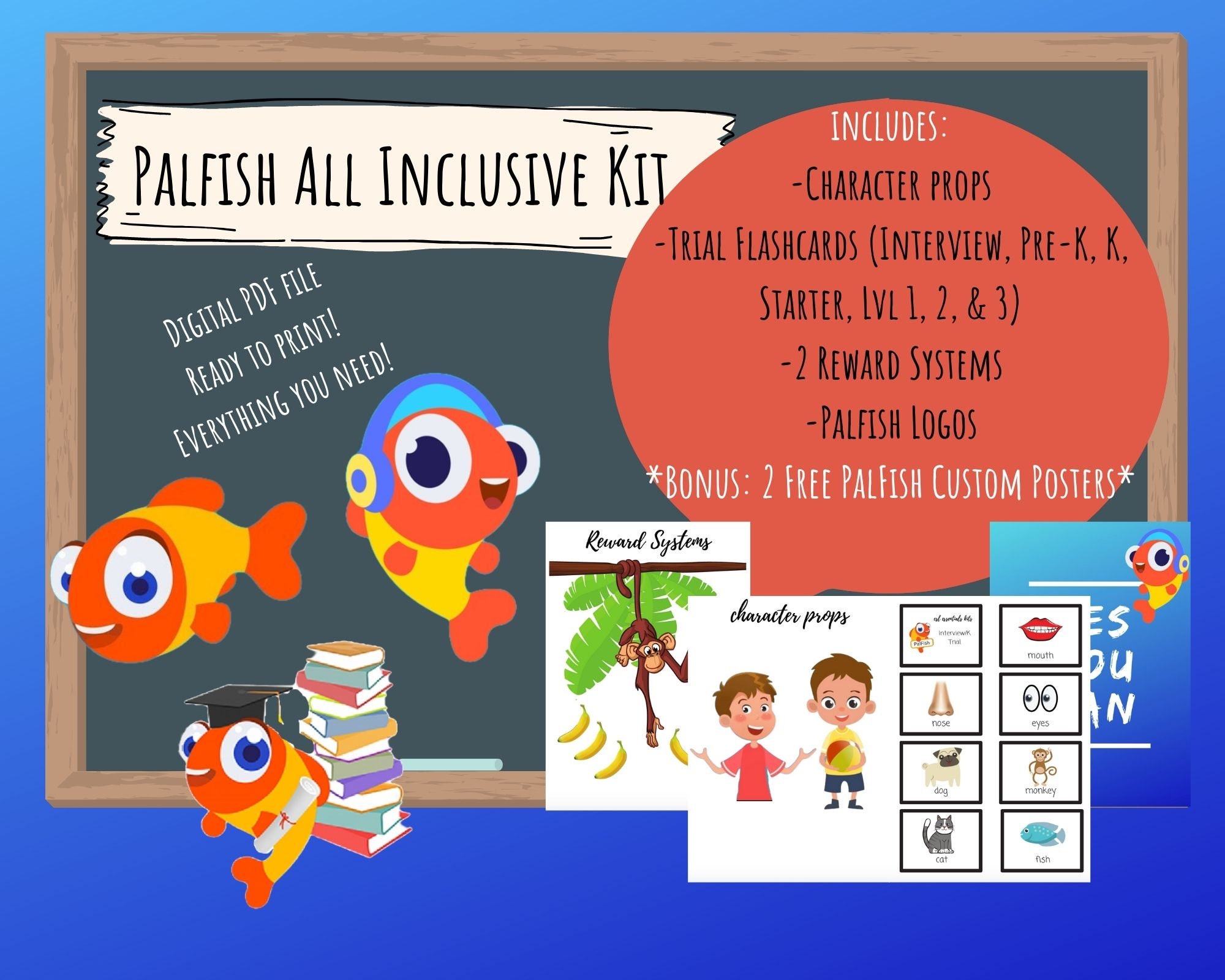 Palfish All Inclusive Kit Digital Download interview, Trials K, Pre K ...