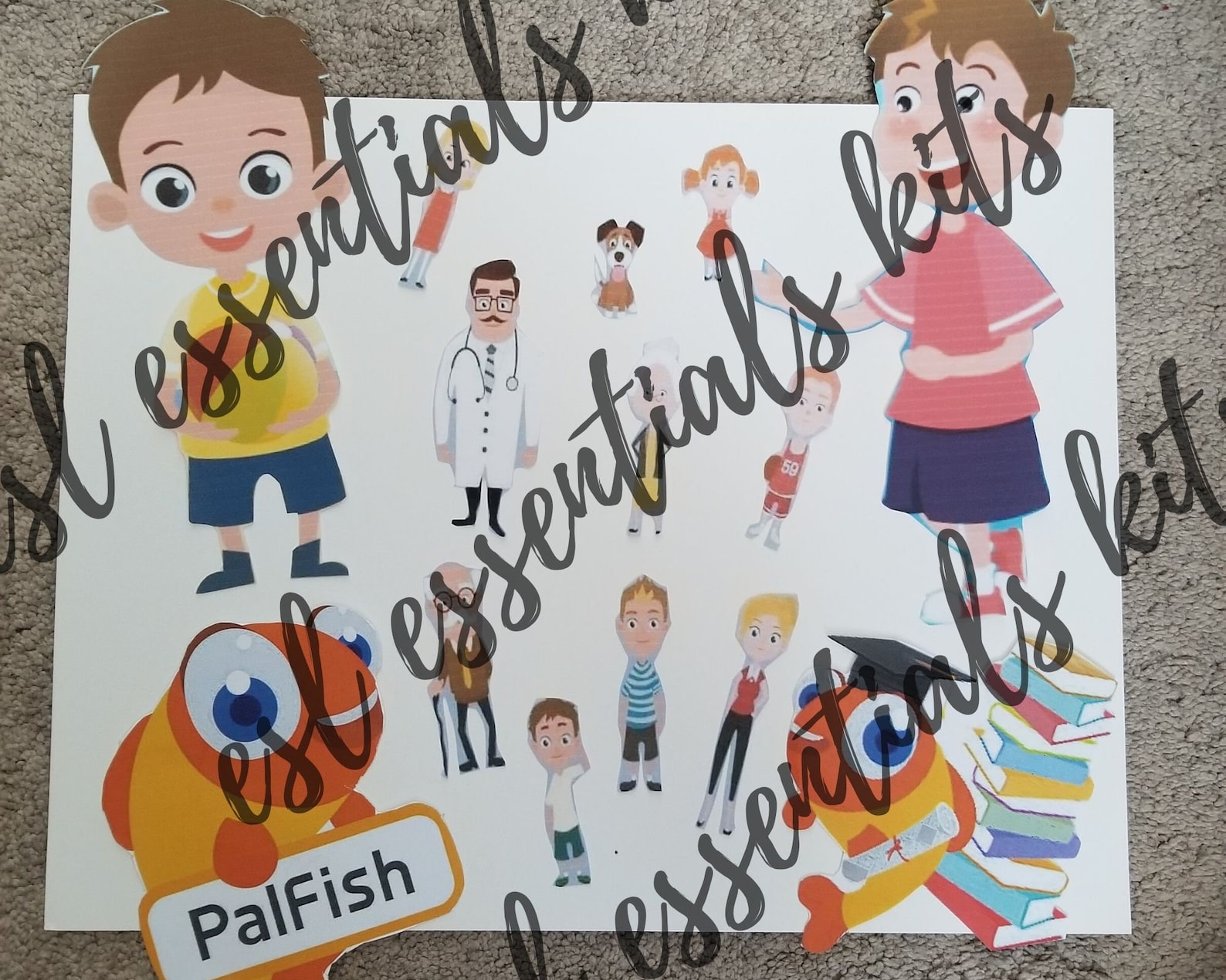 Palfish Family Character Props & Palfish Freddy Logos Digital Download ...