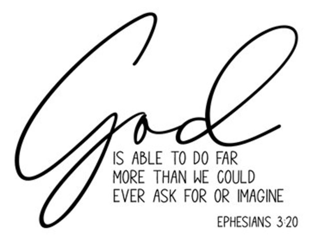 Magnolia Design Co. God is Able-reusable Adhesive 8.5X11 Silkscreen ...