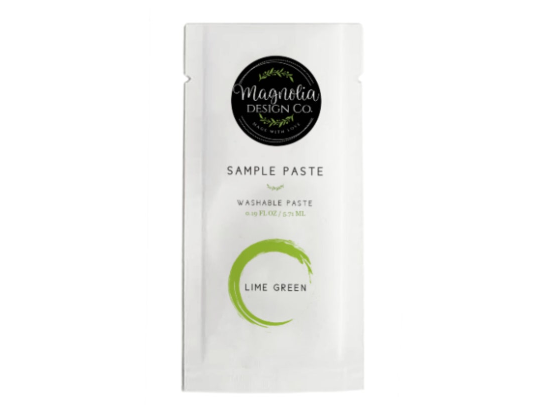 Magnolia Design Co.; Lime Green Chalk Paste Sample Packets (10 PK) - Etsy