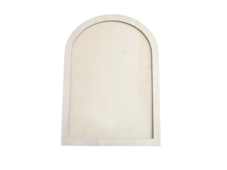Magnolia Design Co.; Un-painted Wood Arch 9"x12" - Etsy