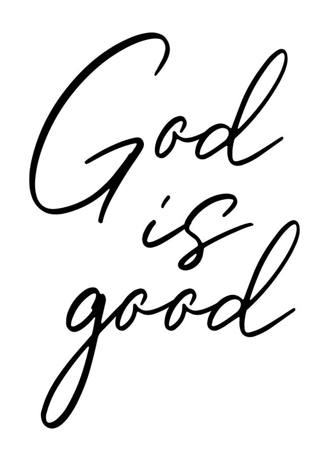 Magnolia Design Co.; God is Good 5x7 Adhesive Reusable Silk Screen ...