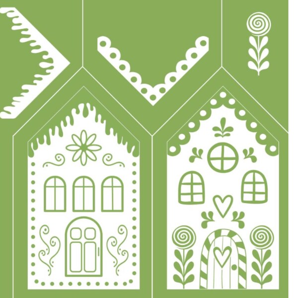 House Stencil - Etsy