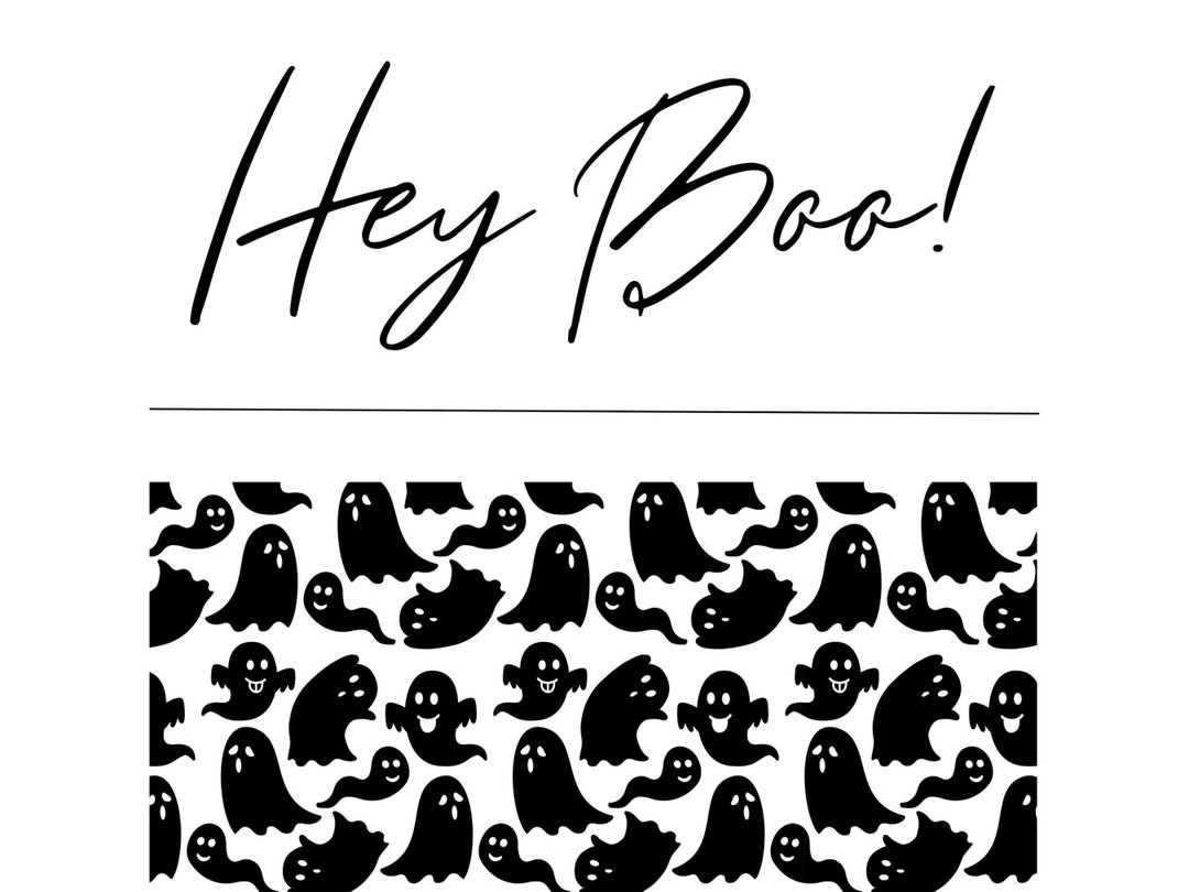 Magnolia Design Co. Hey Boo 15x15 Silk Screen Adhesive Reusable Stencil ...