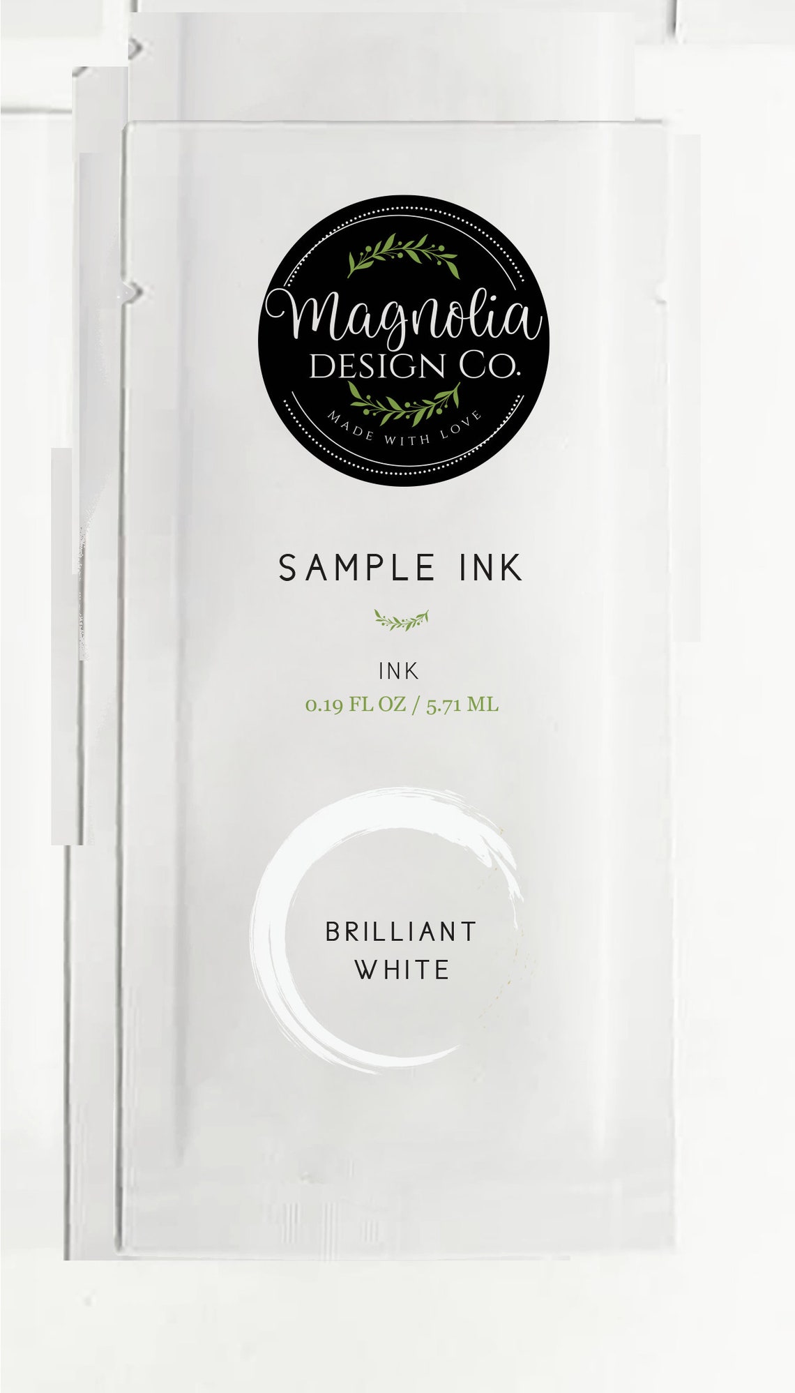 Magnolia Design Co. Sample Ink Packets Brilliant White - Etsy