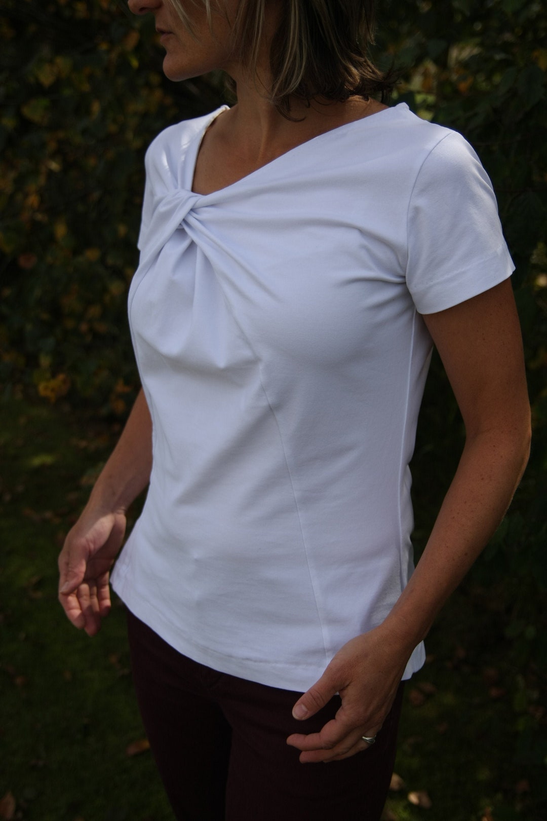 Asymmetrical Draped Top / Tee PDF Sewing Pattern - Etsy