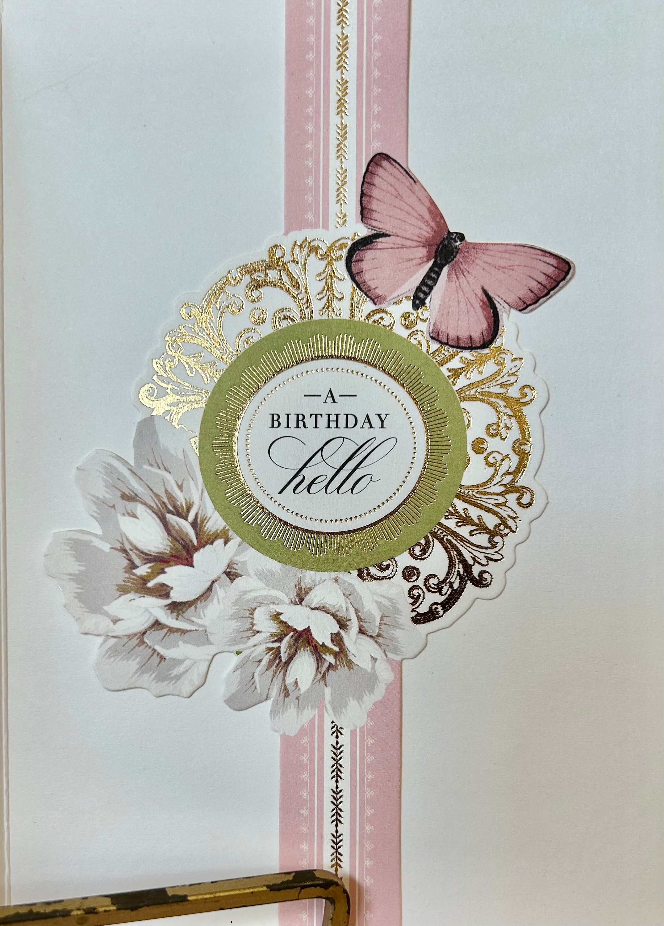 Charming Handmade Birthday Card With a Welcoming Window and Sill With ...