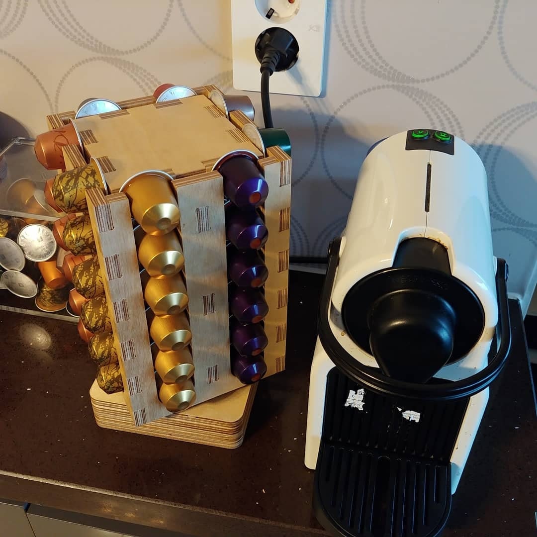 Nespresso Capsule Holder CNC File - Etsy