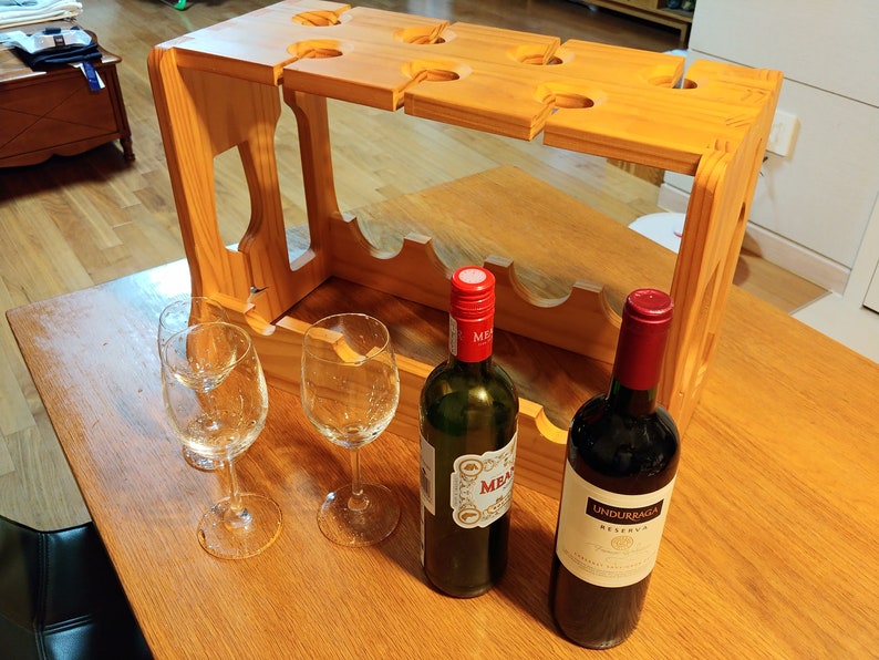 Wine Rack CNC File - Etsy