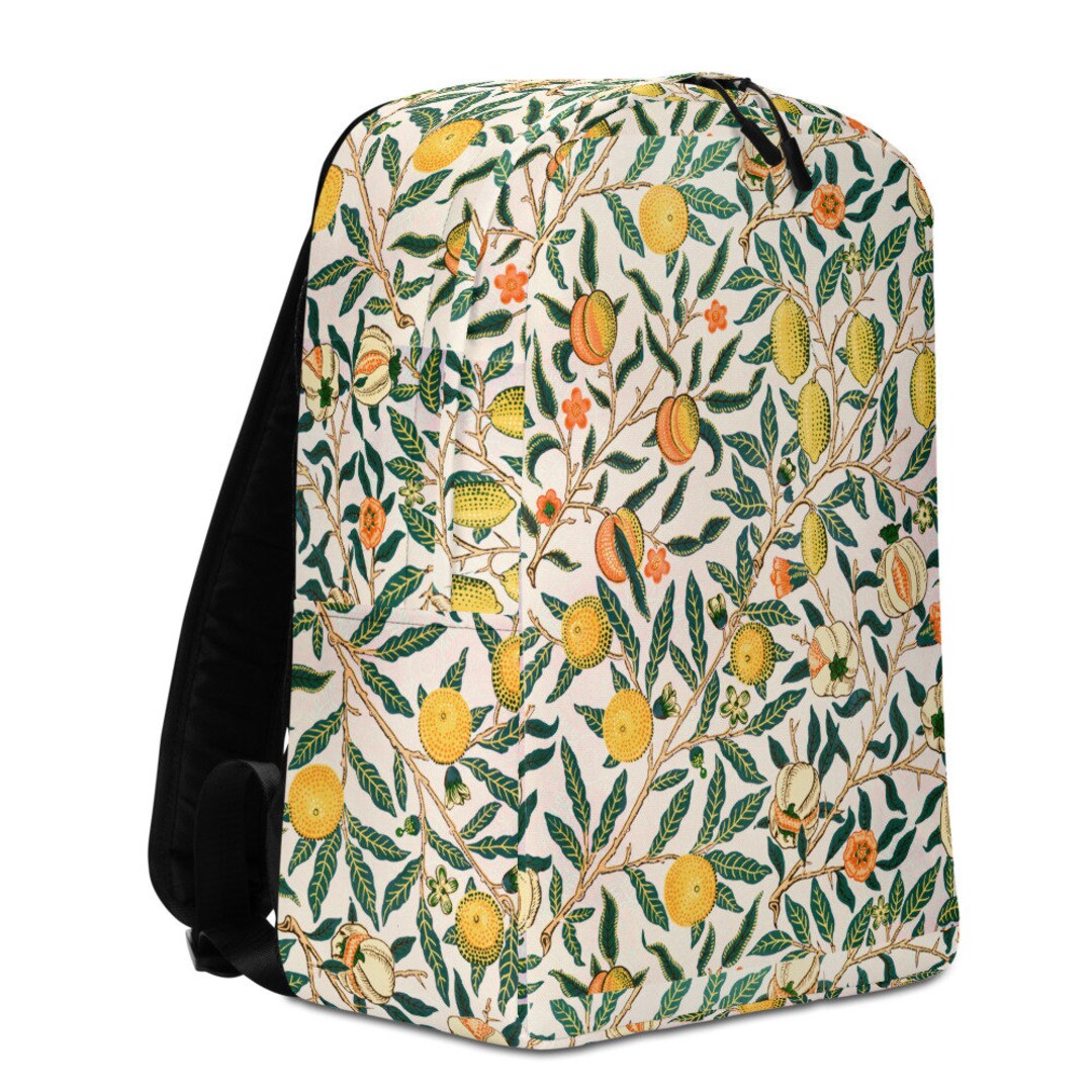 Minimalist Backpack in a Maximalist Vintage Design: Fruits and ...