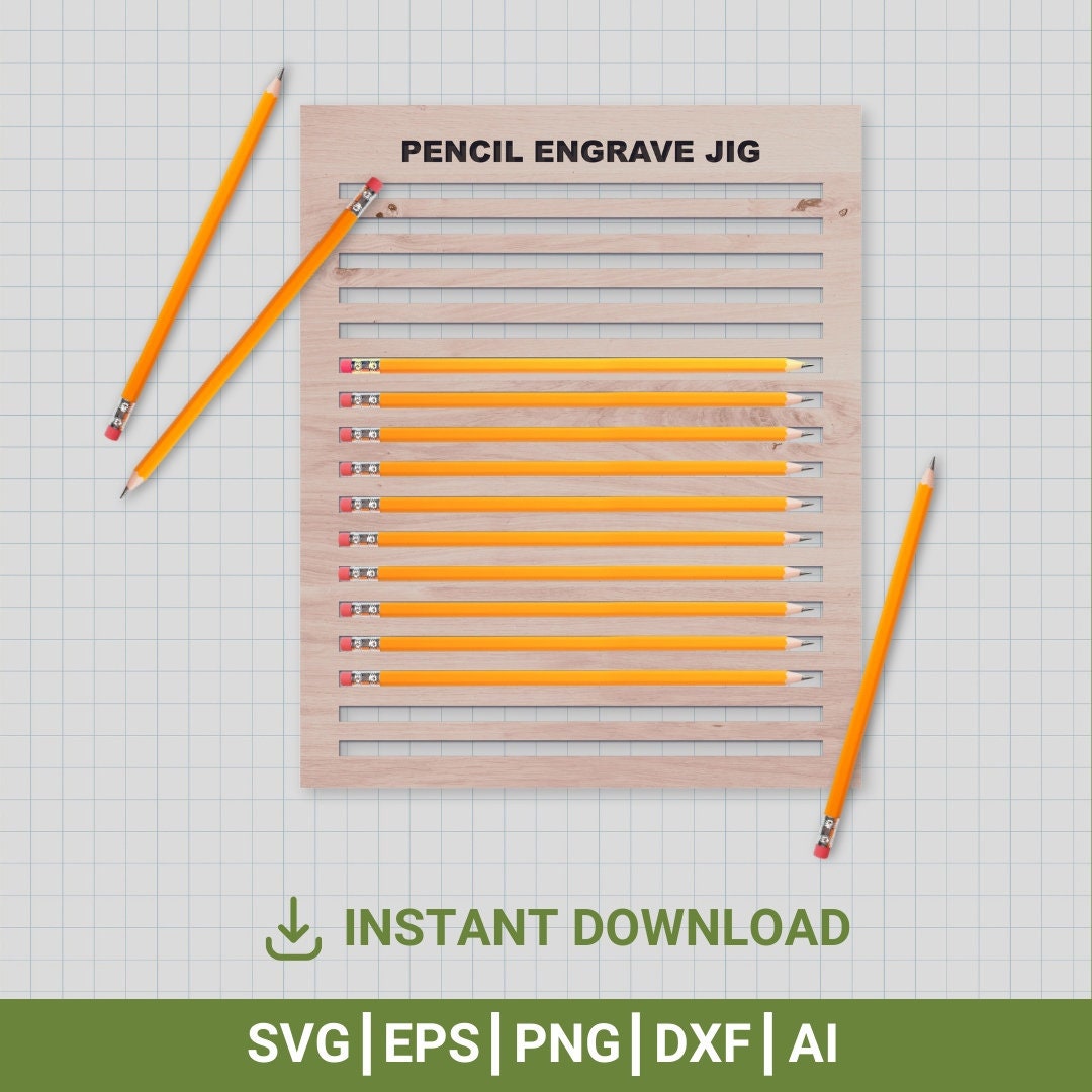 Pencil Engraving Jig Template for Standard Pens - Etsy