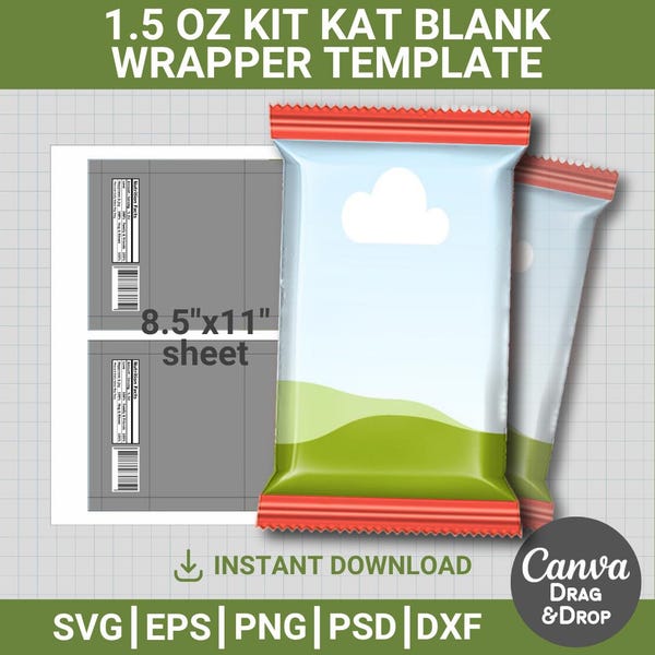 Kit Kat Wrapper - Etsy