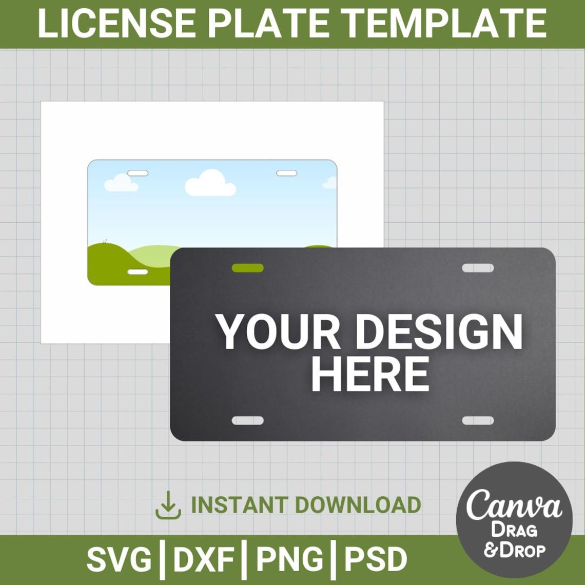 Car License Plate Template, Png, Sublimation, License Plate Blank ...