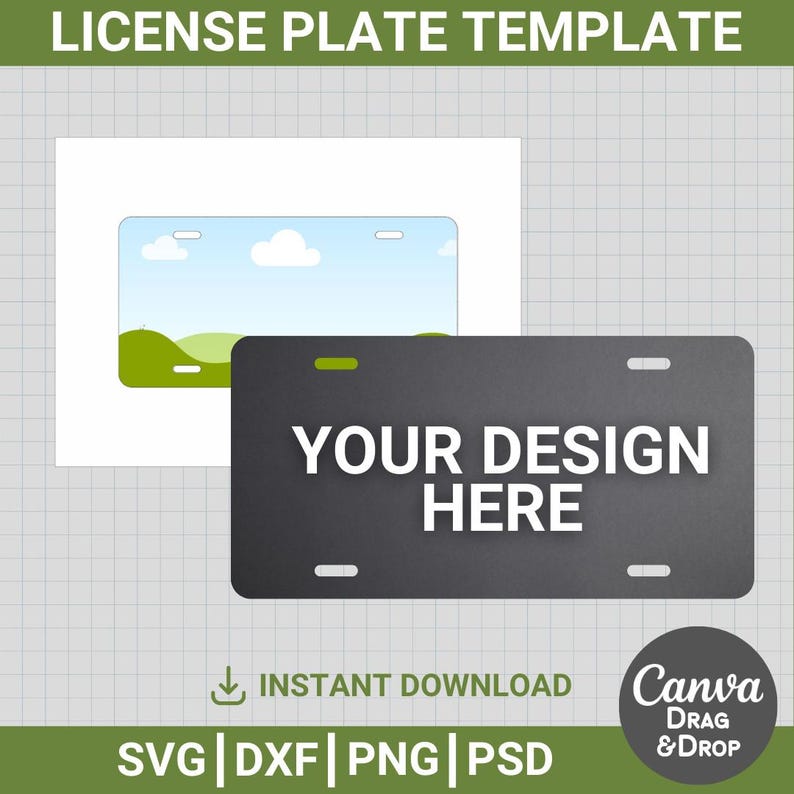 Car License Plate Template, Png, Sublimation, License Plate Blank ...