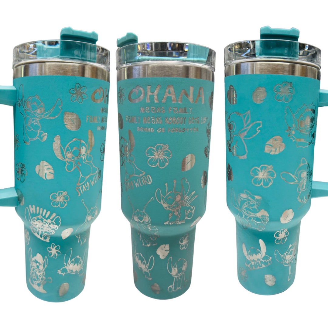 Stitch 40oz Laser Engraved Tumbler. Lilo and Stitch Disney Engraved ...
