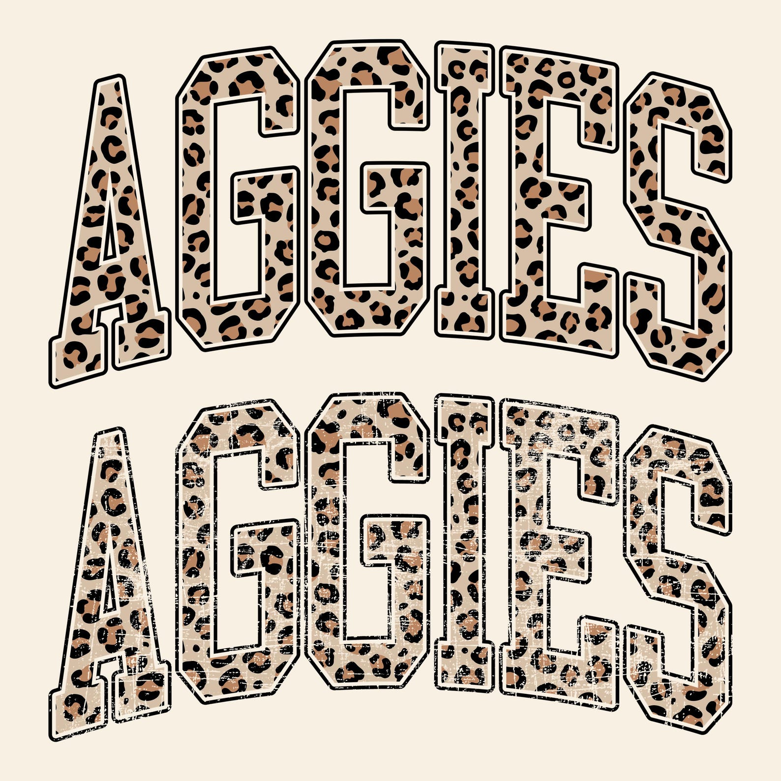 Aggies PNG Mascot Sublimation Bundle Camo Leopard Checker Camouflage ...