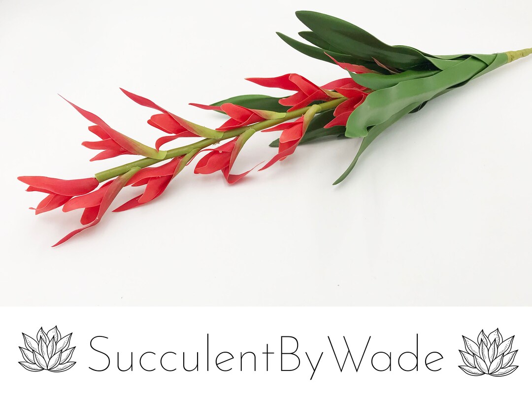 Faux Tropical Pick - Bromeliad - Etsy