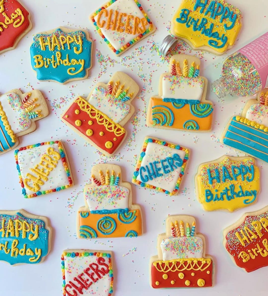 Custom Birthday Cookies - Etsy