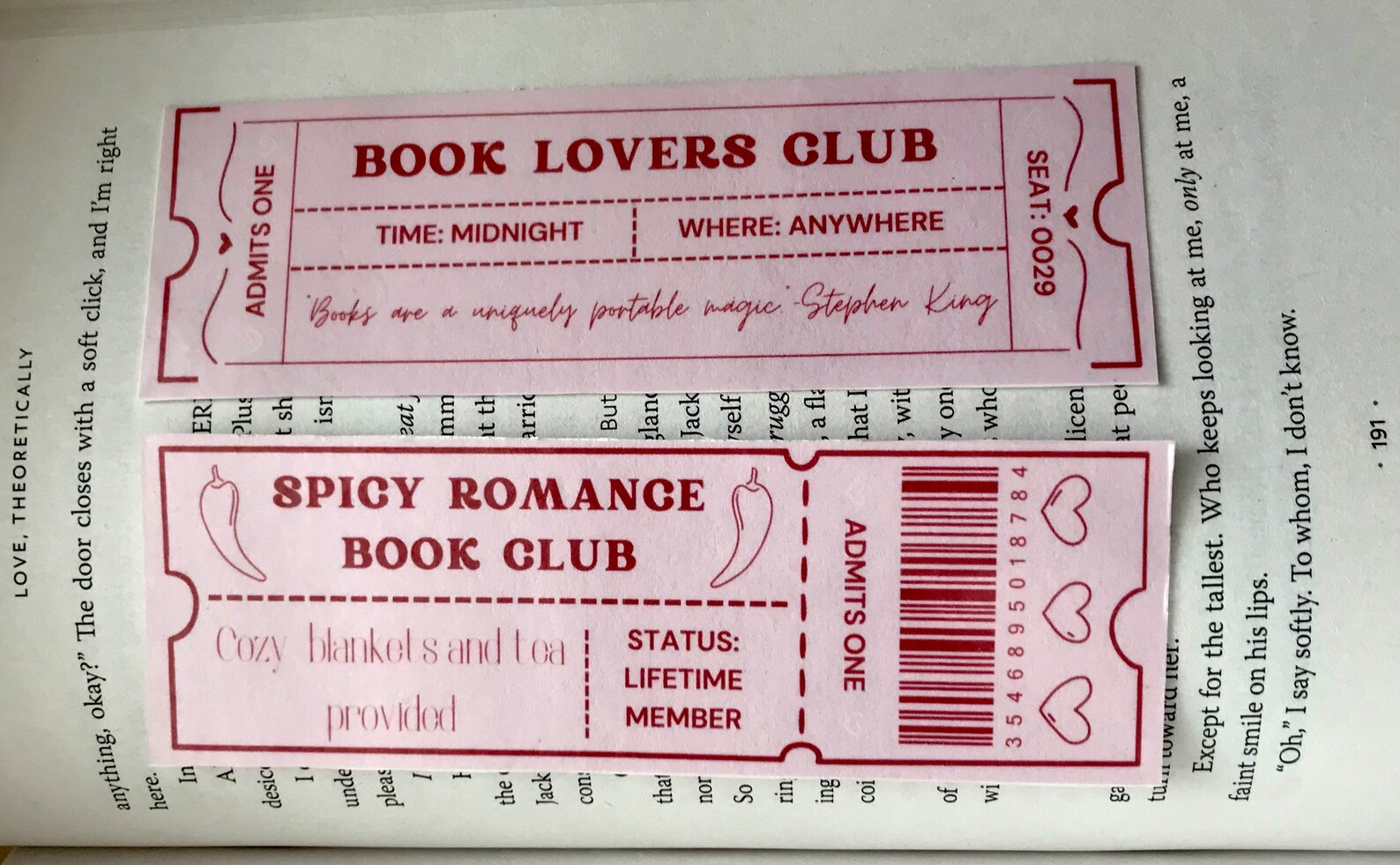 Book Lovers Club Bookmark Bundle Feminist Bookmark Spicy - Etsy Canada