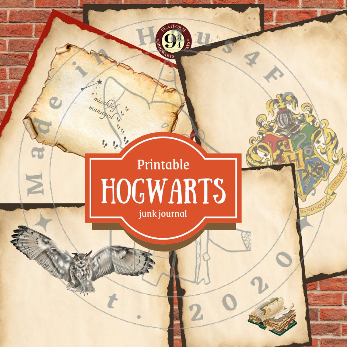 Wizarding School Journal Printable Digital Download,junk Journal ...
