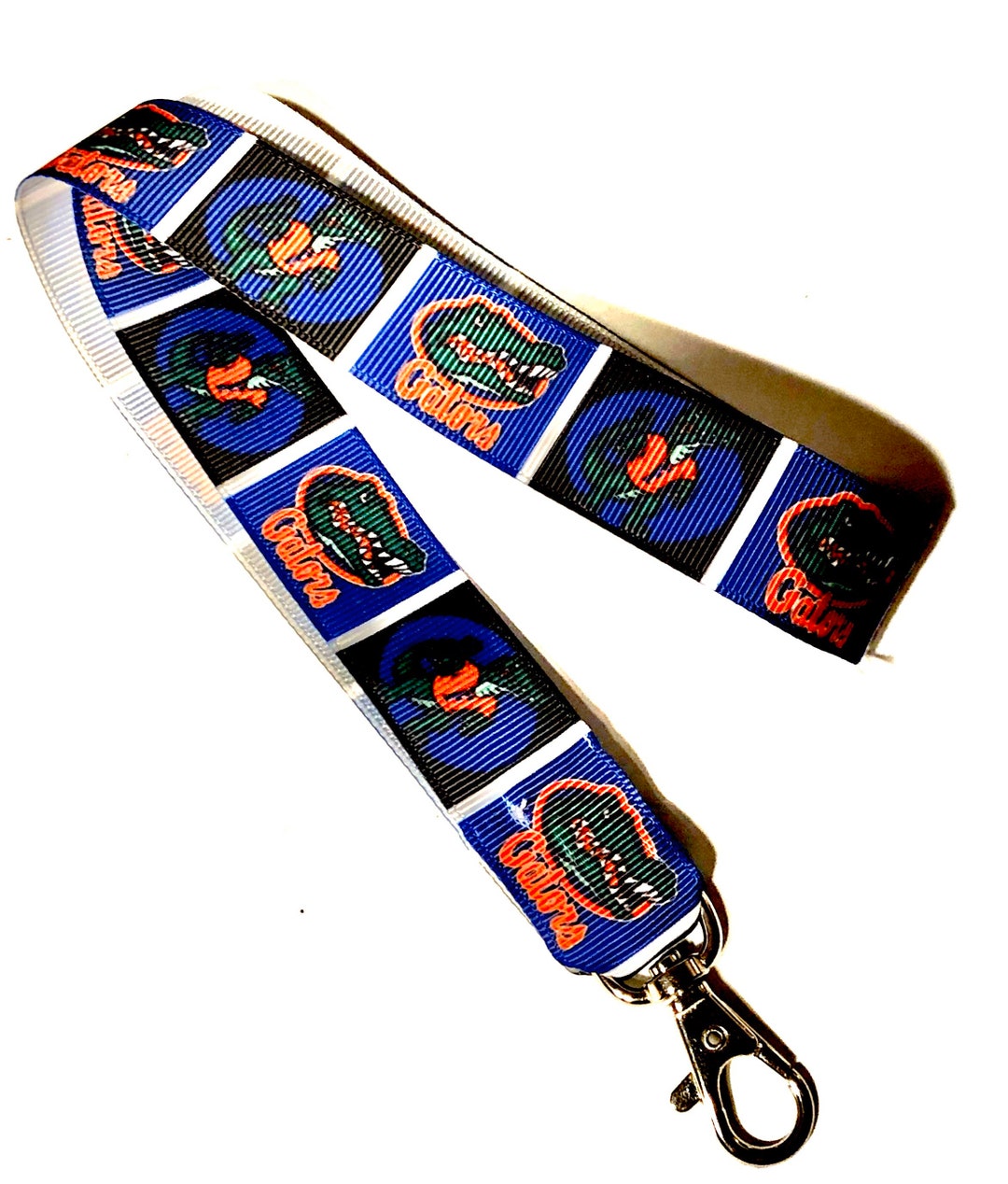 Florida Gator Ribbon Lanyard, Gift for Florida Gator Fan, - Etsy