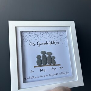 Pebble Art Grandchildren, Pebble Art Grandparents,pebble Family Art ...