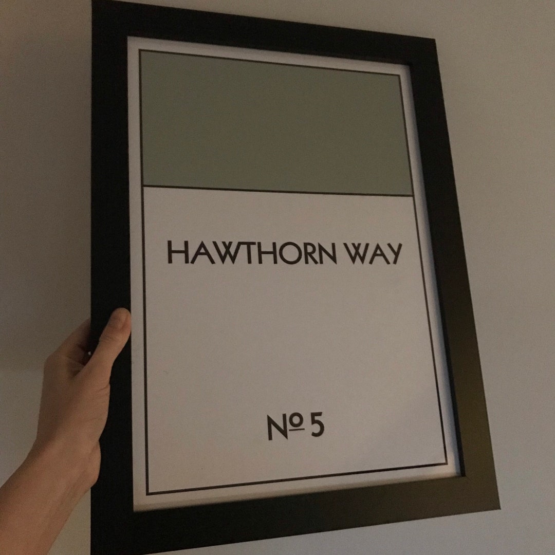 Monopoly Framed Print Personalised Home Gift Personalised - Etsy