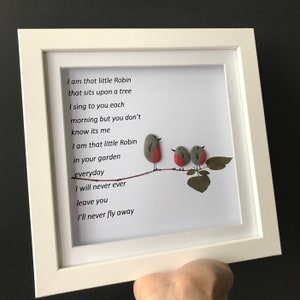 Robin Gift, Robin Pebble Art, Theres a Little Robin, the Robin Poem ...