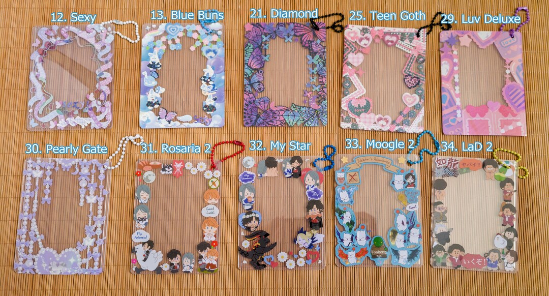 Pre-decorated Toploaders for Photocards, Polaroids, Etc. - Etsy