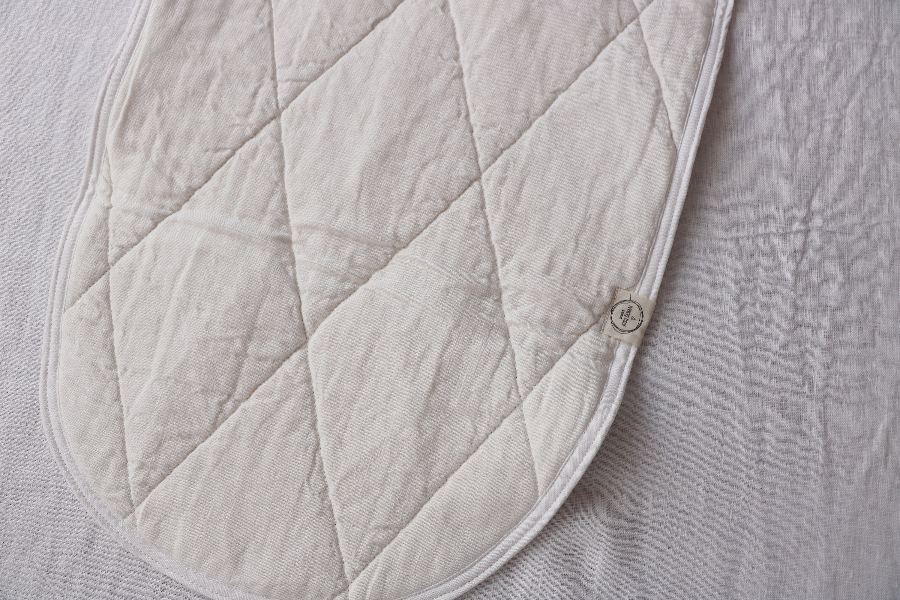 White Linen Baby Cradle Cover, Baby Blanket, Linen Carriage Cradle ...