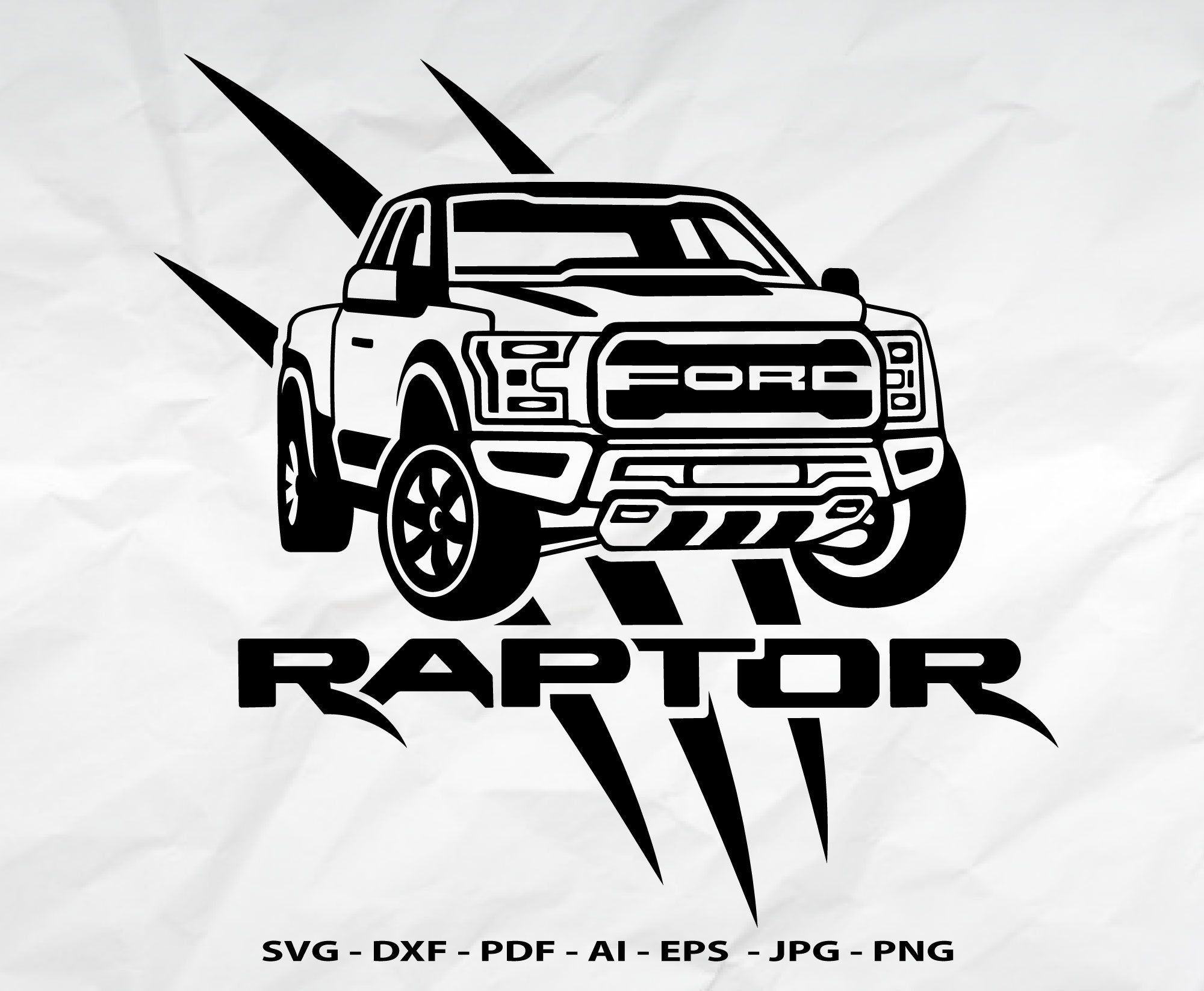Ford F150 Raptor svg Ford Pick Up svg Ford SVG Truck SVG | Etsy