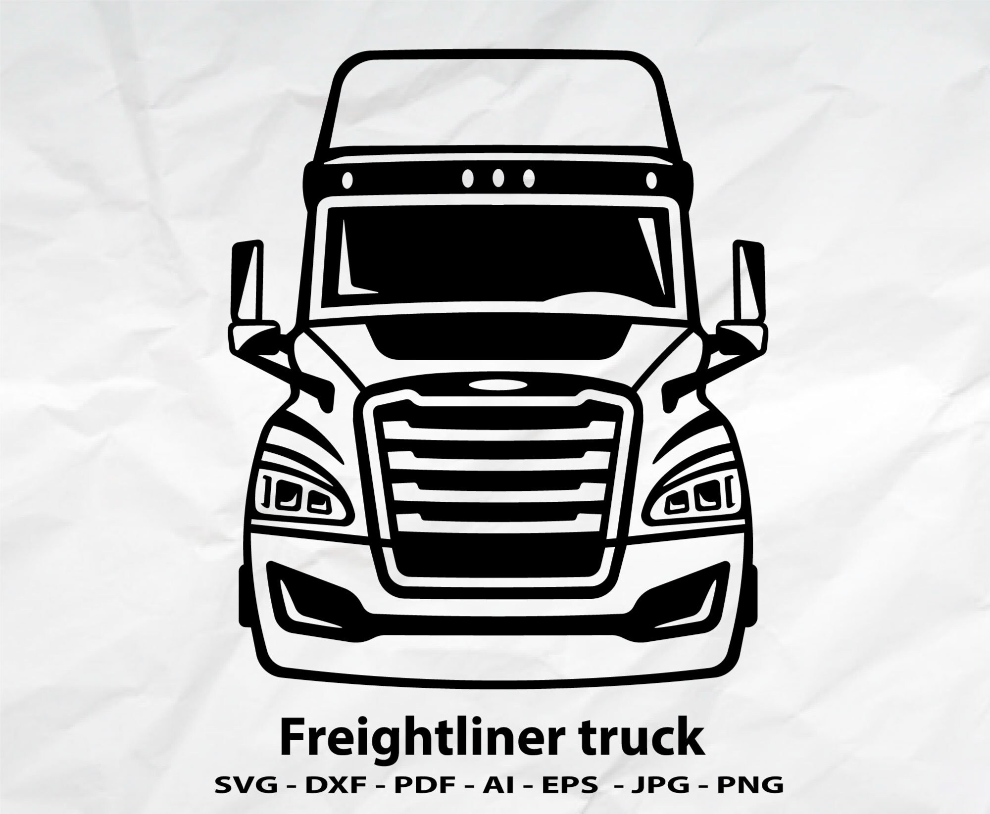 2020 Freightliner truck svg Freightliner svg Semi trailer | Etsy